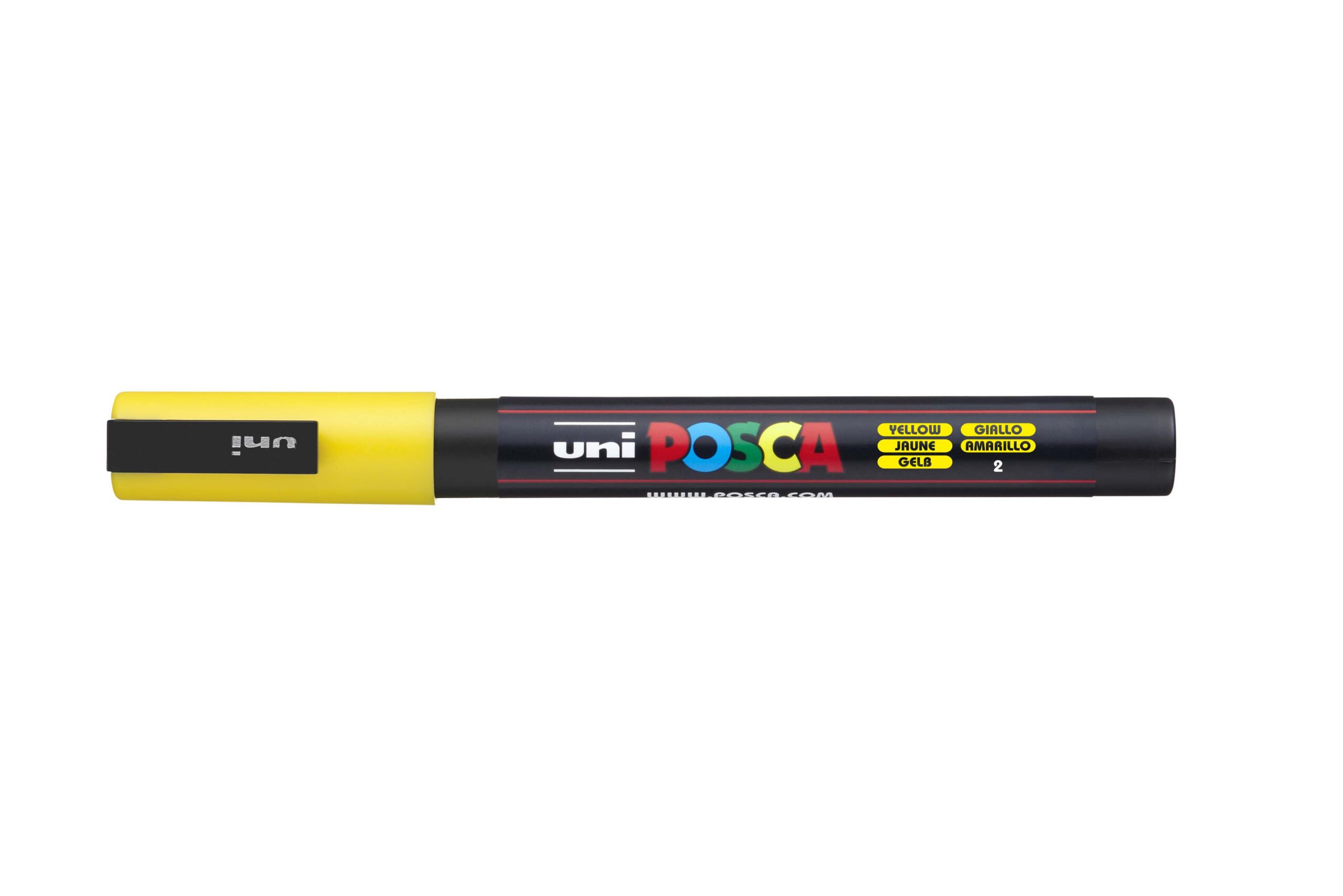 Posca Yellow 0,9-1,3 mm - Kreativt Fitnesscenter